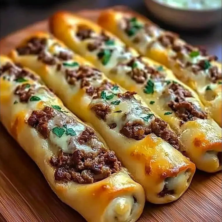 Philly Cheesesteak Stuffed Cheesy Breadsticks Recipe - Cook with Sozan