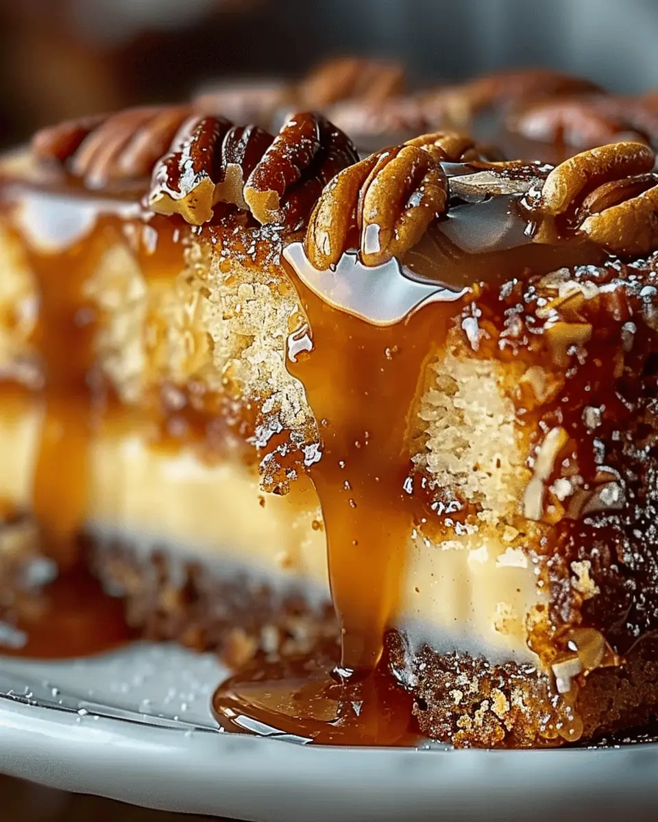 Crème Brûlée Caramel Pecan Cake
