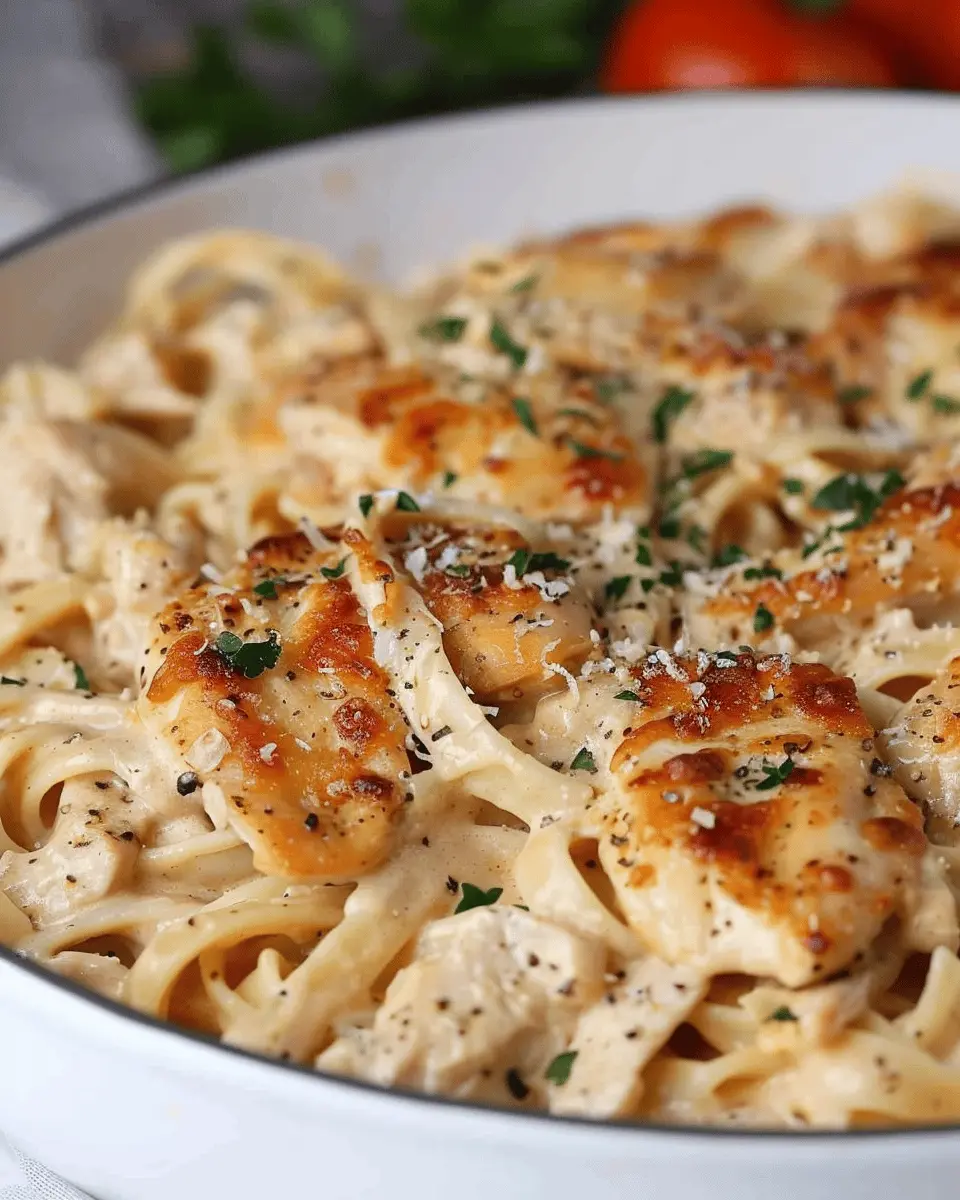 Chicken Garlic Parmesan Pasta